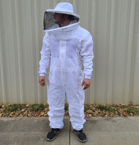 New Style Round Veil Vented Full Suit - #M362 – Miller Bee Supply