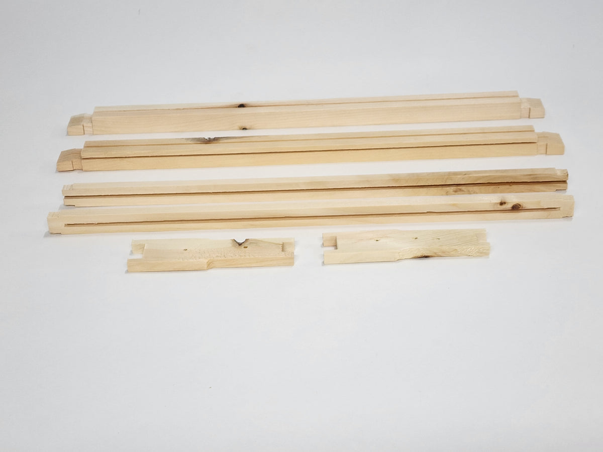 Shallow 5 3/8" Frames Unassembled #2 - #W503 – Miller Bee Supply